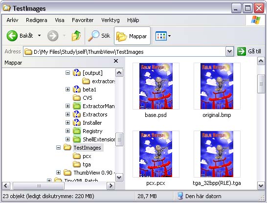 ThumbView - Preview your DDS, PCX, TGA and 16 more images in Windows Explorer